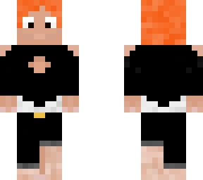 Black Cold Shoulders | Minecraft Skin