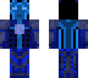 blue iron-man mark ?? | Minecraft Skin
