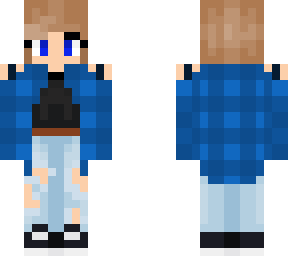 blue jacket | Minecraft Skin
