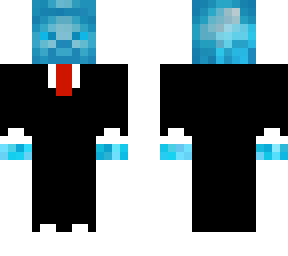 Blue Steve In Suit | Minecraft Skin