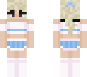 cheerleader outfit edited | Minecraft Skin