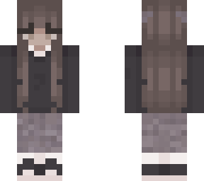 Contrast collar girl | Minecraft Skin