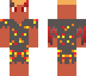 fire demon | Minecraft Skin