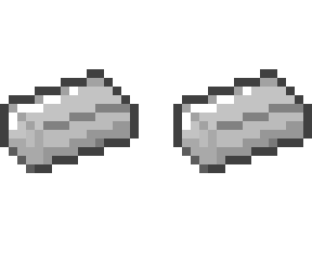 Minecraft Iron Ingot Pixel Art Grid