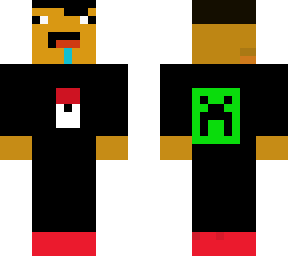 Le skin noob fan de minecraft et de pokmon wesh | Minecraft Skin