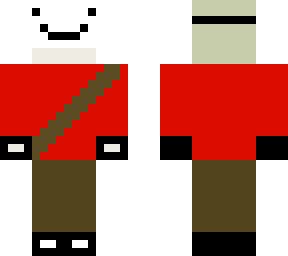 My red dream skin with mask | Minecraft Skin
