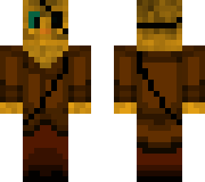 Pirate Maine Coon | Minecraft Skin