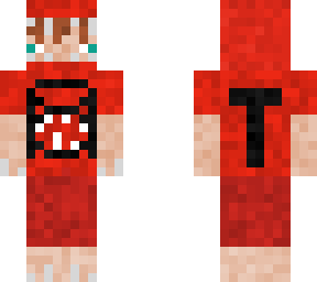 red shark boy | Minecraft Skins