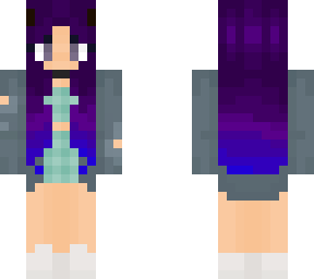 Ripped denim jacket | Minecraft Skin