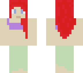 the little mermaid ariel | Minecraft Skins