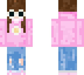 Cute flower gogy skin | Minecraft Skin