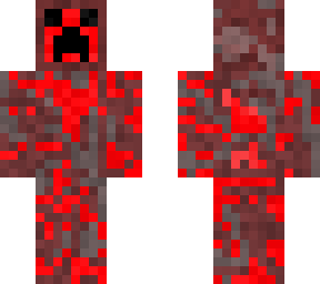 fire robe creeper | Minecraft Skin