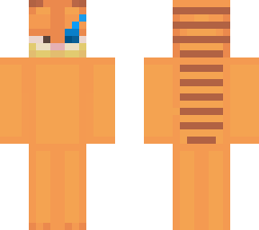 Garfield Sans template | Minecraft Skin