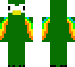 green parrot | Minecraft Skin