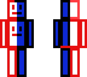half and half | Minecraft Skin