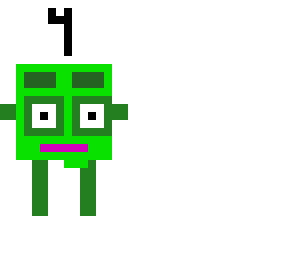 numberblock 4 | Minecraft Skin