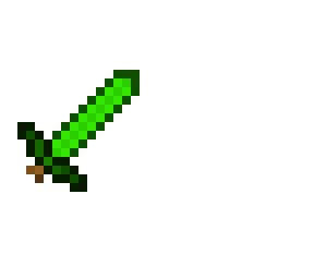 Minecraft Emerald Sword