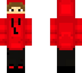 Red Hoodie Sweater | Minecraft Skin