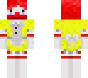 ronald mcdonald maid | Minecraft Skin