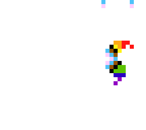 Wolf Tail Base (pride flag) | Minecraft Skin