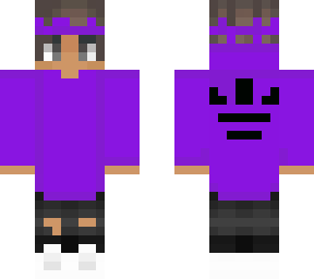 Cute purple boy by RC | Minecraft Skin