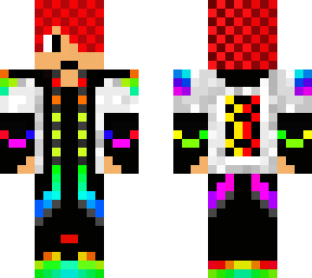 Rainbow Gamer | Minecraft Skin