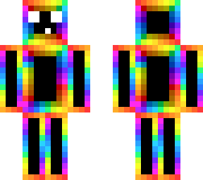 Rainbow Slime Minecraft Skin