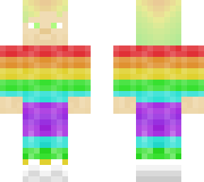 Rainbow Steve | Minecraft Skin