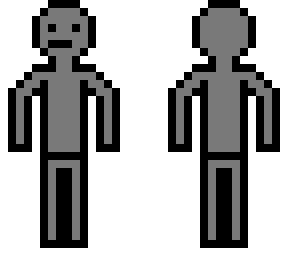 Stickman 2D Template Minecraft Skins