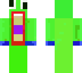 Unspeakable with blue gloves | Minecraft Skin