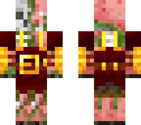 Armored Zombified Piglin (fixed) | Minecraft Skin