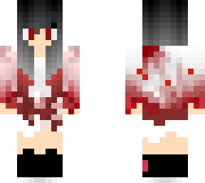 blood coverd girl | Minecraft Skin