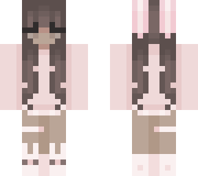 bunny slippers | Minecraft Skin