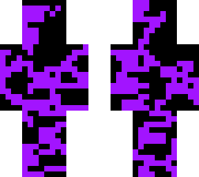 corrupted purple and black | Minecraft Skin