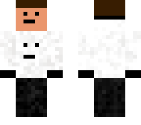 Derpy Face With White Hoodie Updated | Minecraft Skin