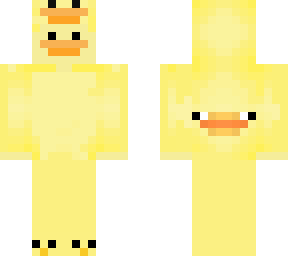 Duck whit duck outfit | Minecraft Skin