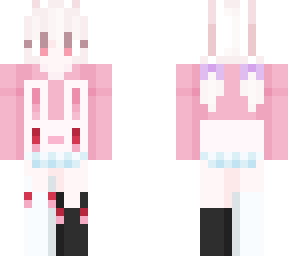 Albino Bunnies | Minecraft Skin