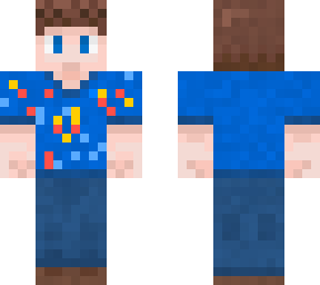 Alpharad Blue Merch | Minecraft Skin