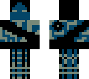 Hooded Blue | Minecraft Skin