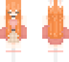 Orange hair | Minecraft Skin