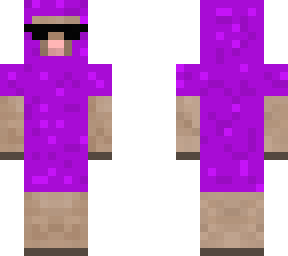 Purple Sheep with sunglasses | Minecraft Skin