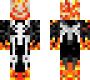 venomized ghost rider | Minecraft Skins