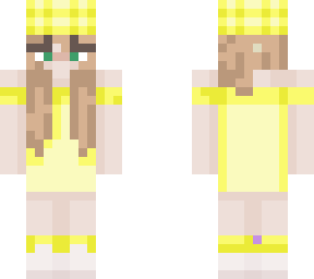 yellow girl | Minecraft Skin