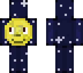 Yellow Molester Moon (edited) original: Buddyrico101 | Minecraft Skin