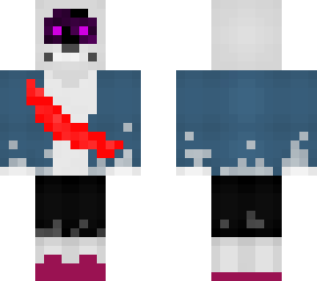 Dusttale Last Genocide Phase 3 Minecraft Skins