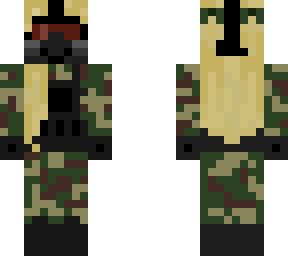 gas mask girl | Minecraft Skin