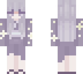 purple kimono // girl | Minecraft Skin