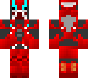 Red Elite Sangheili | Minecraft Skin