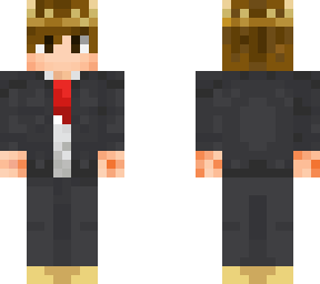 Salmon Clan King Suit | Minecraft Skin