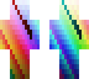 Shattered Rainbow Prism | Minecraft Skin